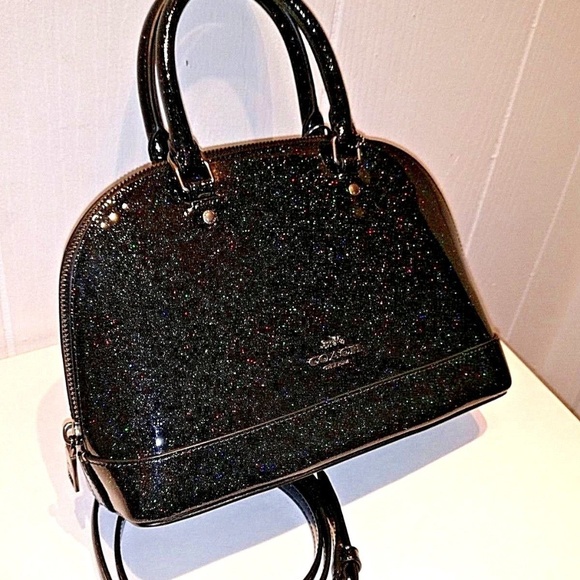 Coach | Bags | Coach X Nasa Mini Sierra Satchel Glitter Patent | Poshmark